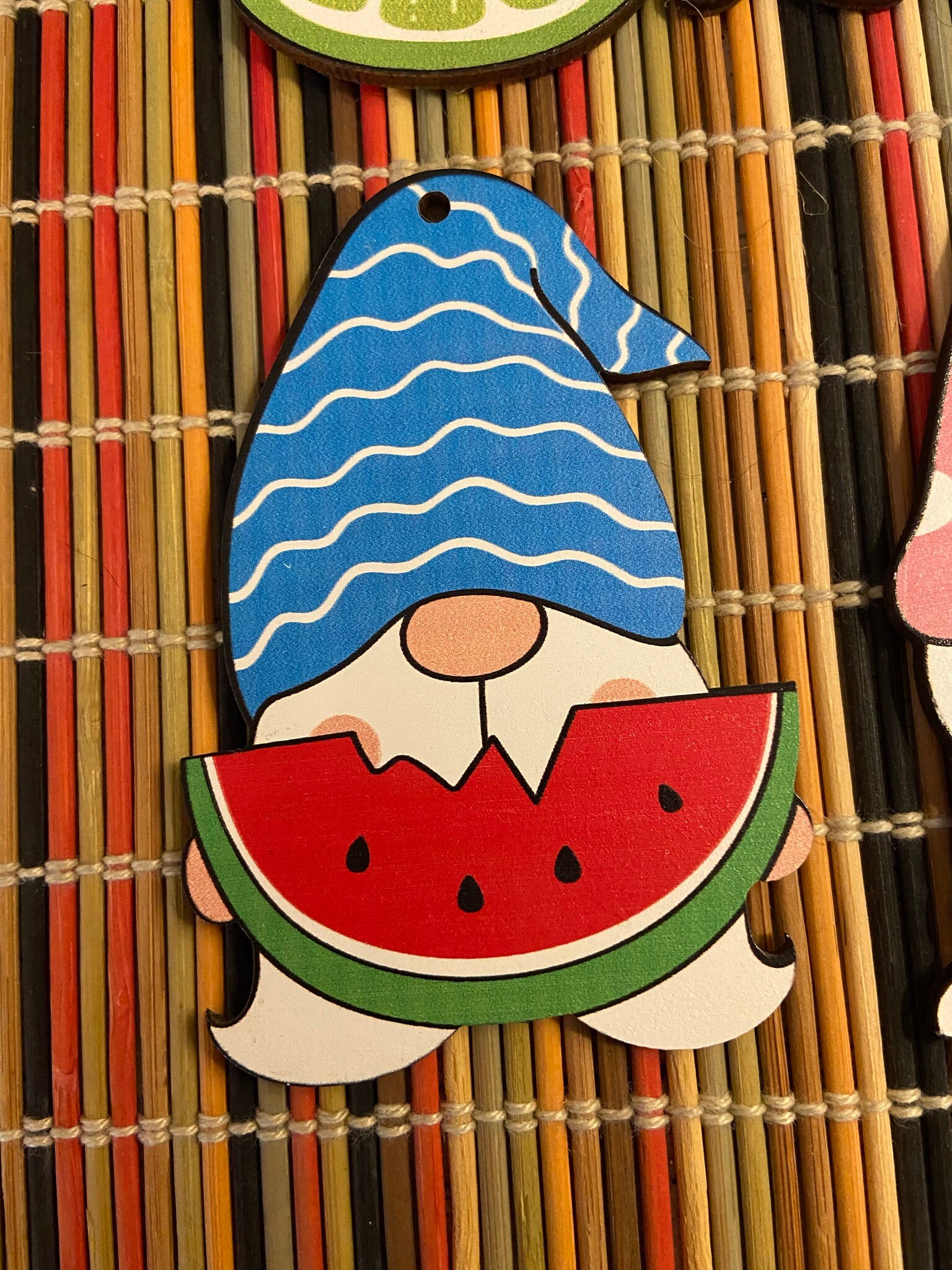Summertime Gnomes Summer Gnomes Tiered Tray Gnomes Gnome - Etsy