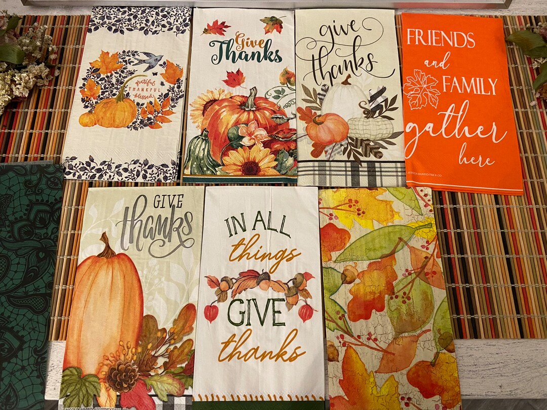 Fall Napkins, Decoupage Napkin, Fall DIY, DIY Napkins, Pumpkin Napkins ...