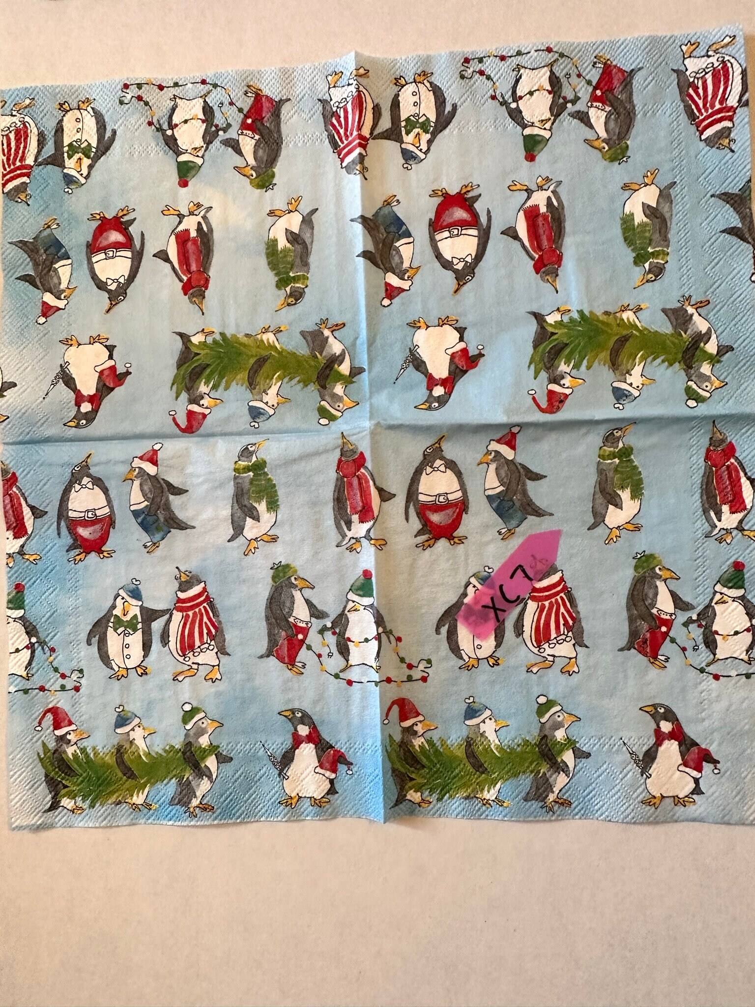 Christmas Decoupage Napkin Set, DIY Napkins, Christmas DIY Set ...