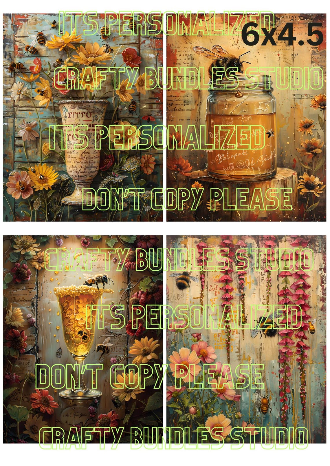 FREE SHIPPING USA 9.5x13in Rice Paper, Shell Paper, Bee Papers, Bee ...
