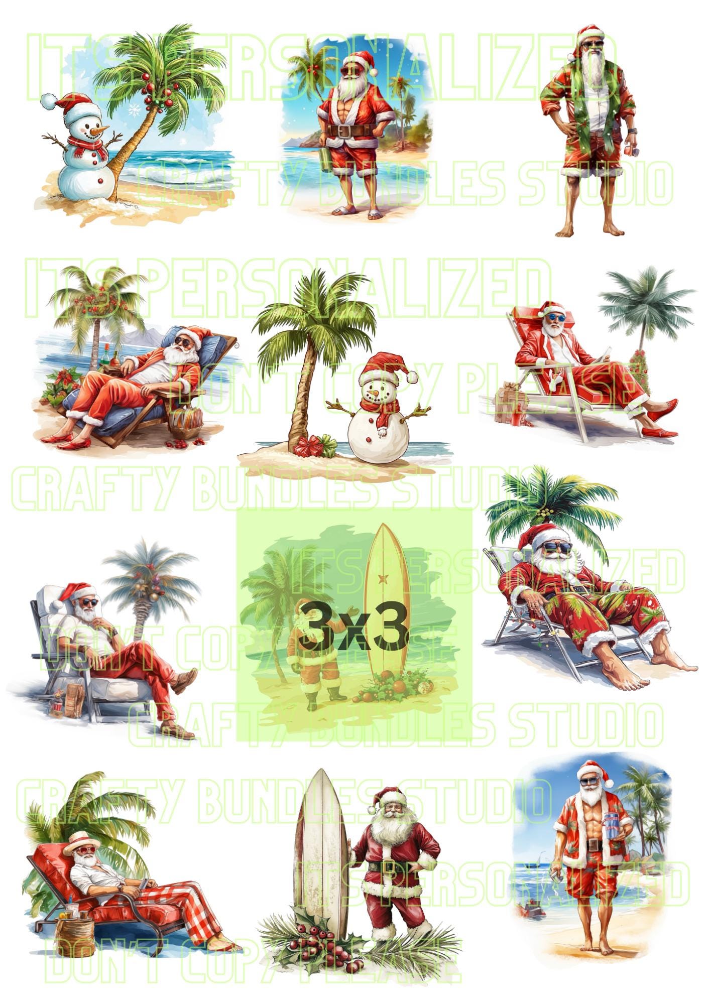 FREE SHIPPING USA Christmas Rice Paper, Coaster Rice Paper, Shell ...