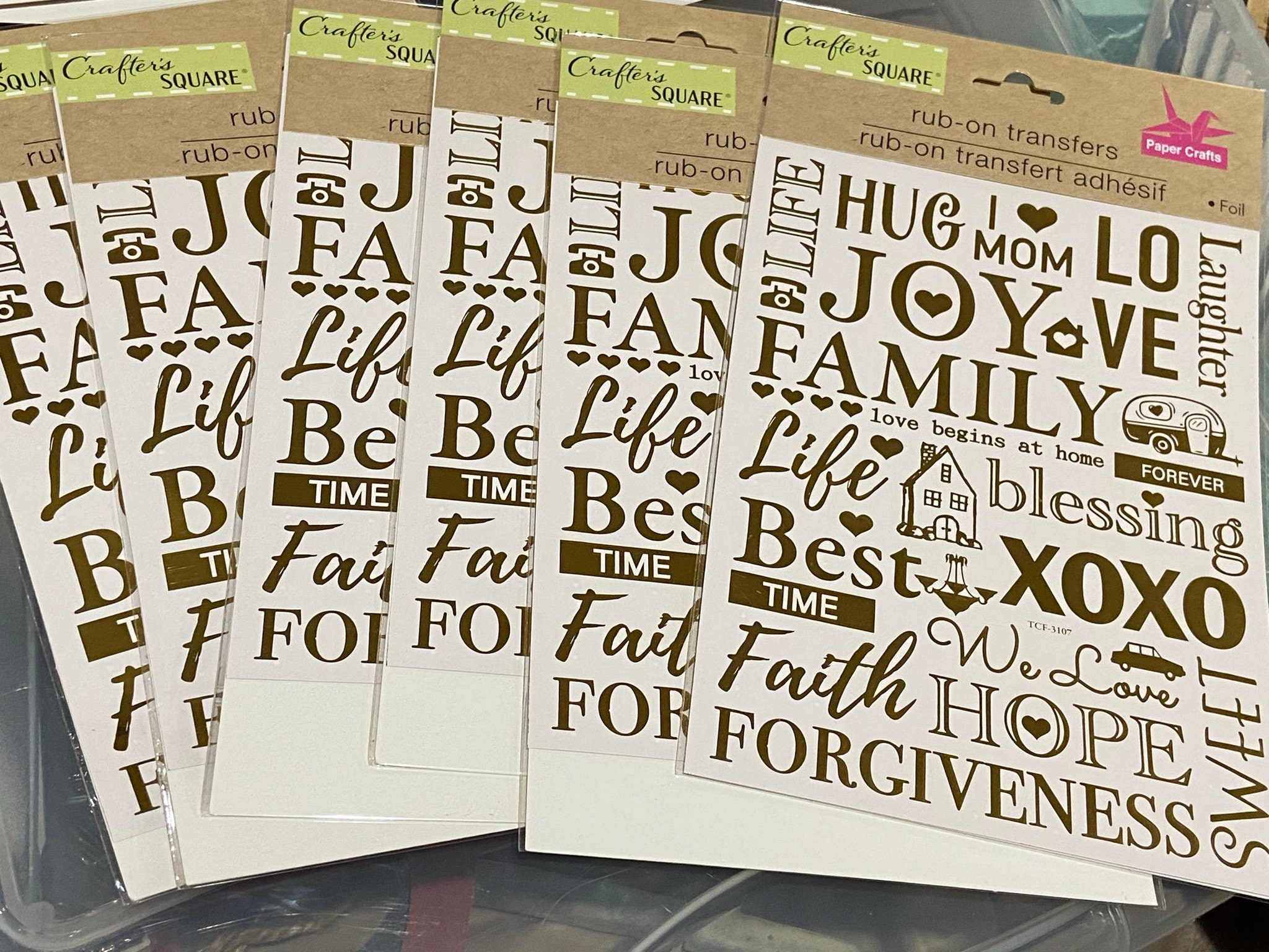 Rub-on Transfers | Rub-on Stickers - Rub-on Decals | Rub-on Decoration ...