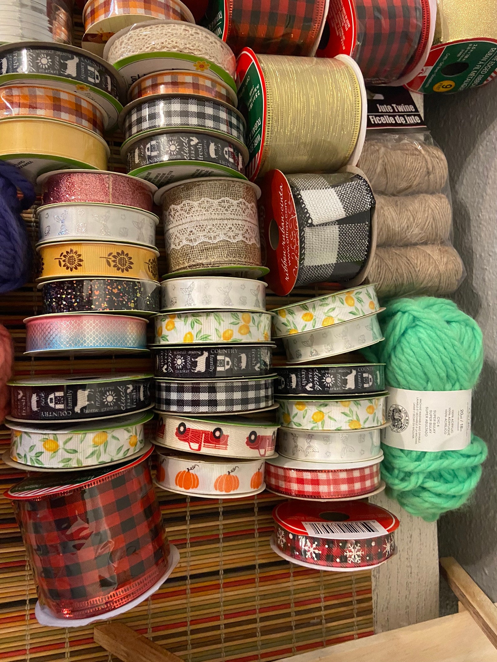 Ribbon DIY Box Ribbon Bundle Box Ribbon for Wreaths Bundle - Etsy