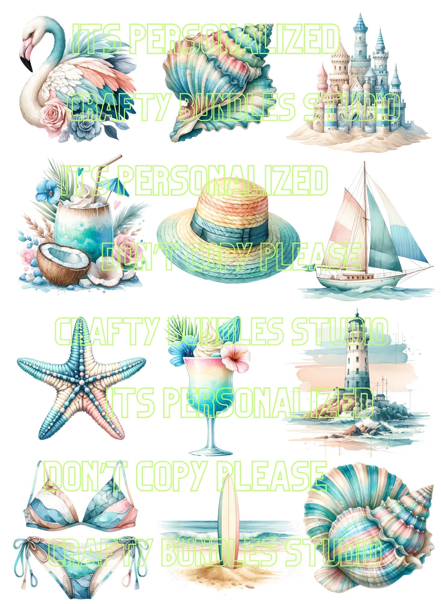 FREE SHIPPING USA Nautical Rice Paper, Coaster Rice Paper, Beach ...