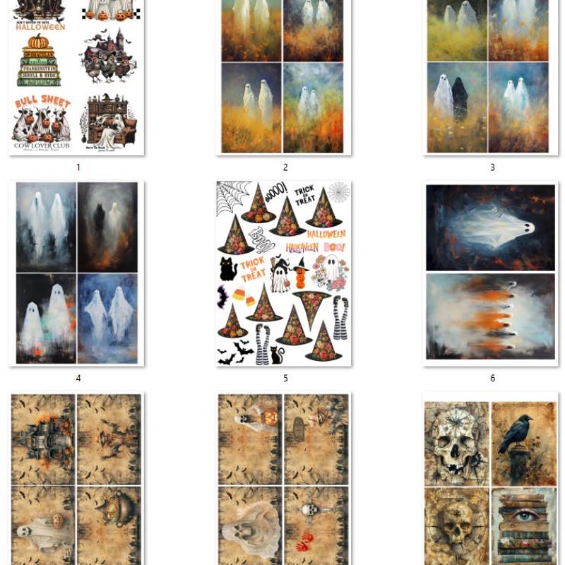 Halloween Rice Paper - Etsy