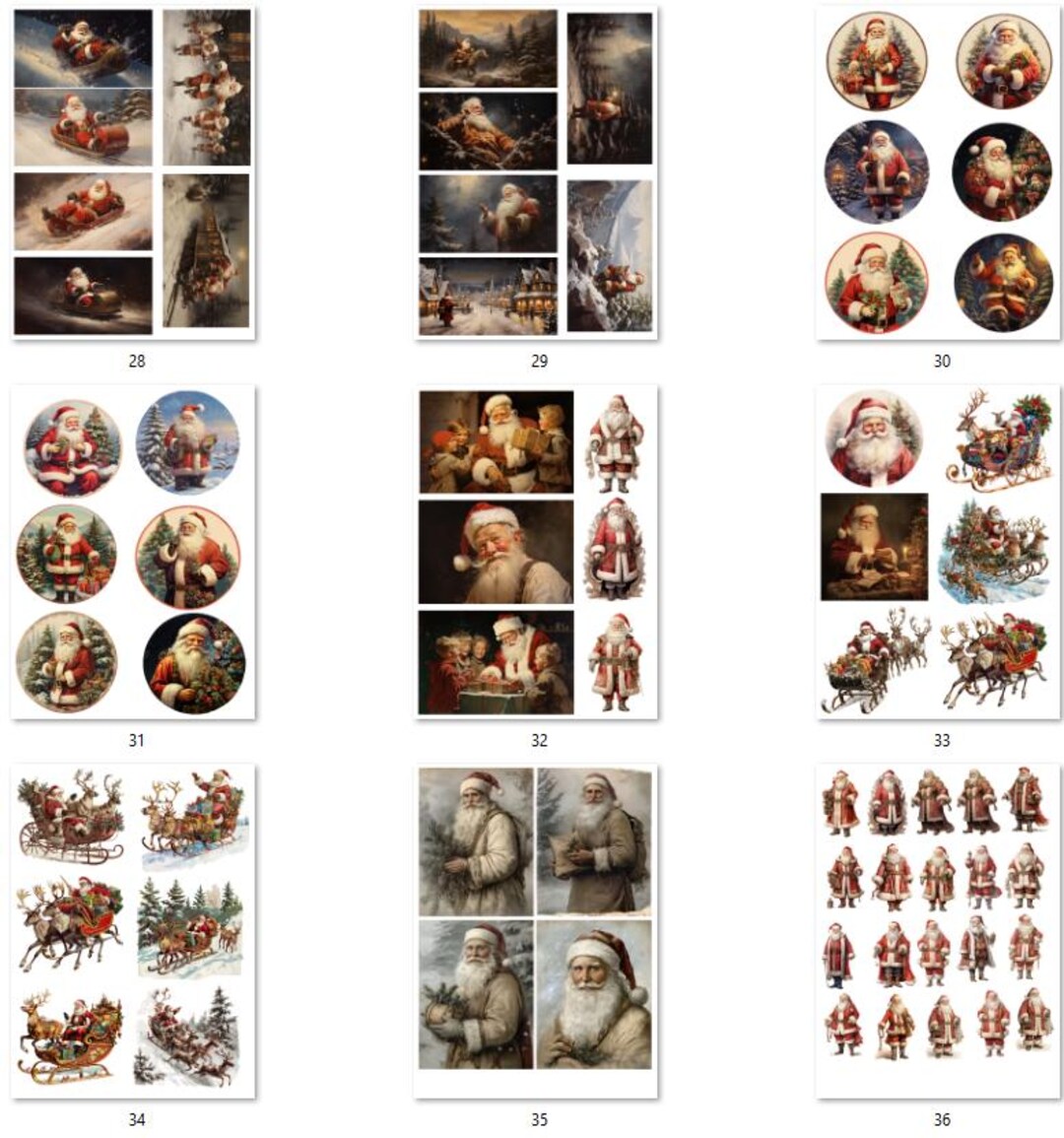 FREE SHIP 9.5x13 Inches Christmas Rice Paper, Vintage Coaster Rice ...