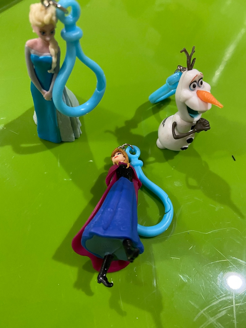 Frozen Cake Toppers Frozen Key Chains Frozen Figures | Etsy