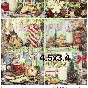 FREE SHIPPING USA 9.5x13 Inch Christmas Rice Paper, Coaster Rice Paper ...
