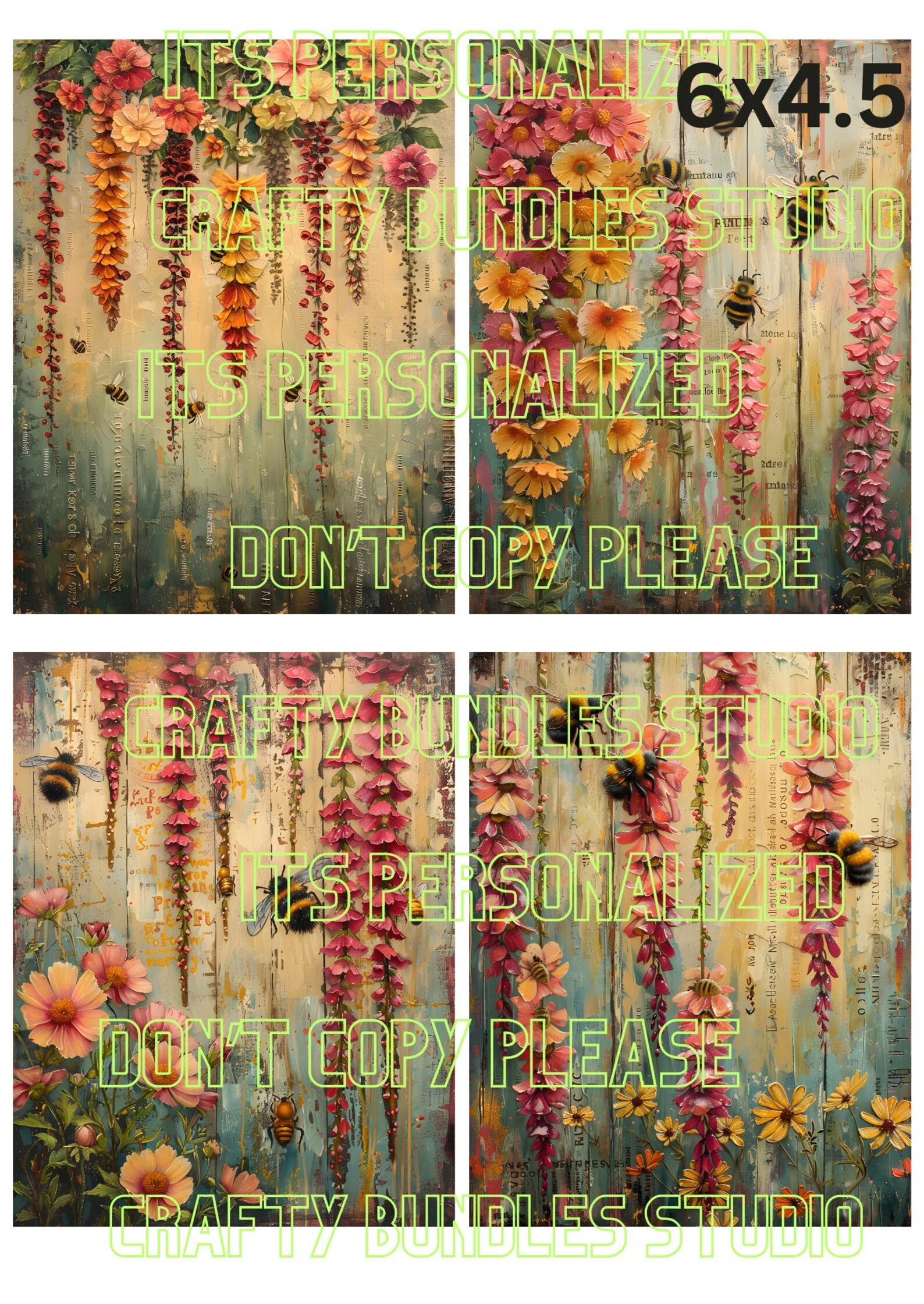 FREE SHIPPING USA 9.5x13in Rice Paper, Shell Paper, Bee Papers, Bee ...