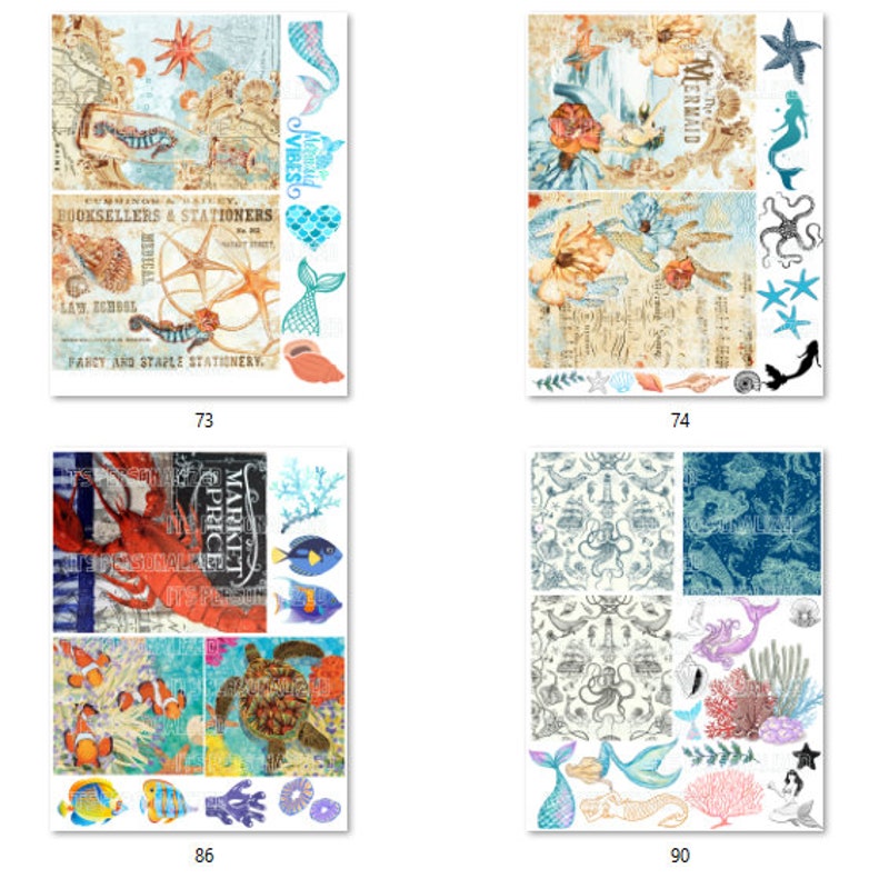 Decoupage Nautical - Etsy