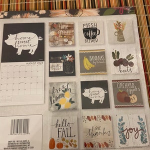 2023 Farmhouse Calendars, Calendars for Decoupage, Farmhouse Pictures ...