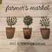 2023 Farmhouse Calendars Calendars for Decoupage Farmhouse - Etsy