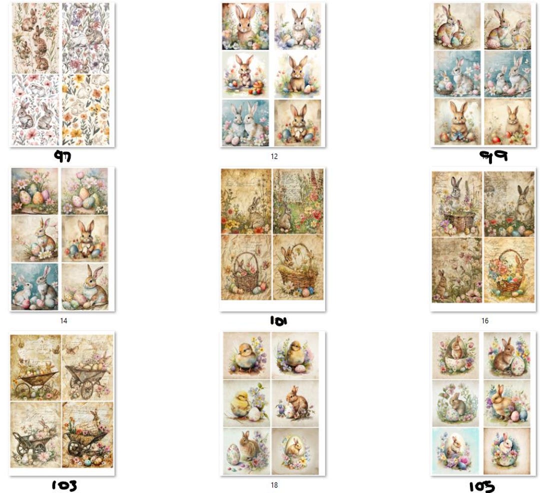 FREE SHIPPING USA 9.5x13in Rice Paper, Shell Paper, Easter Papers ...