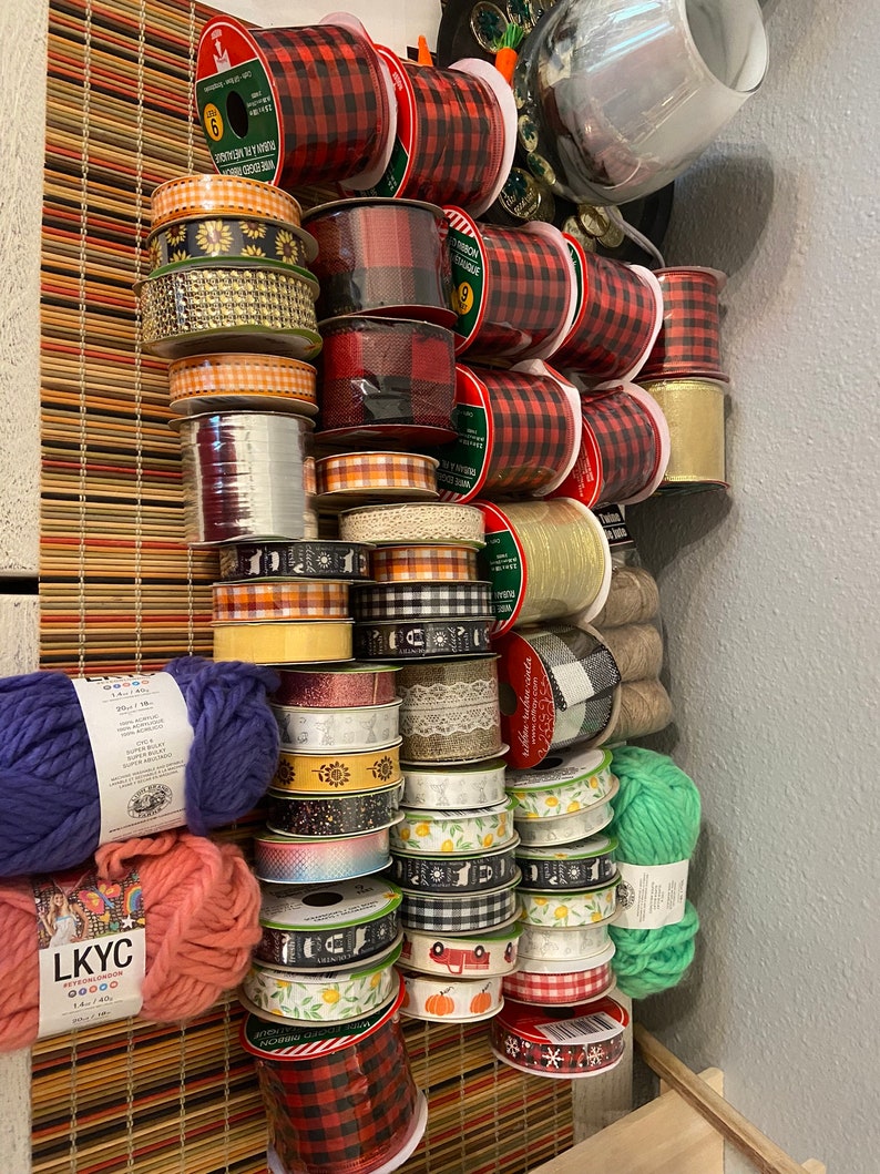 Ribbon DIY Box, Ribbon Bundle Box, Ribbon for Wreaths, Bundle of Misc ...