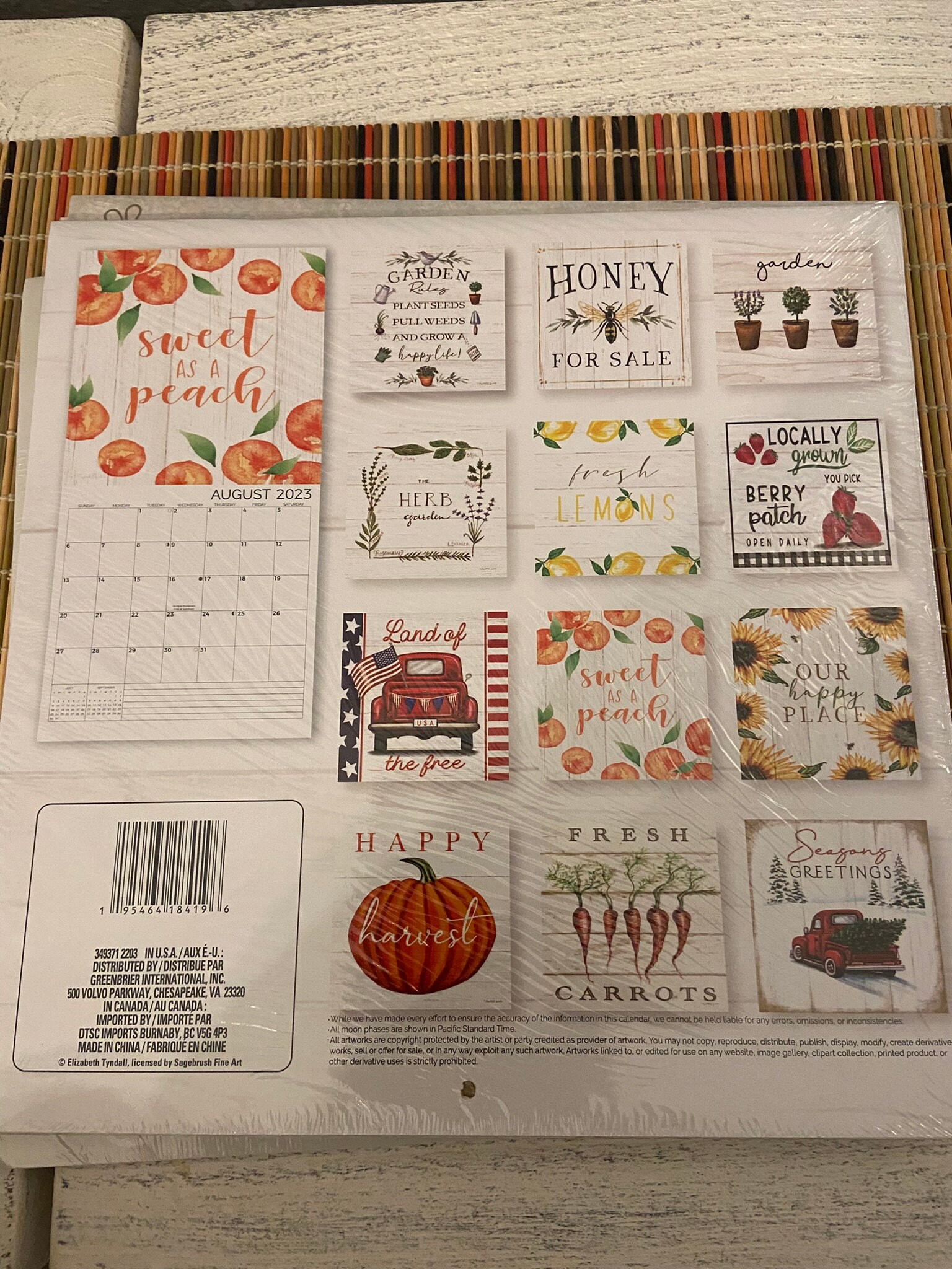 2023 Farmhouse Calendars Calendars for Decoupage Farmhouse - Etsy