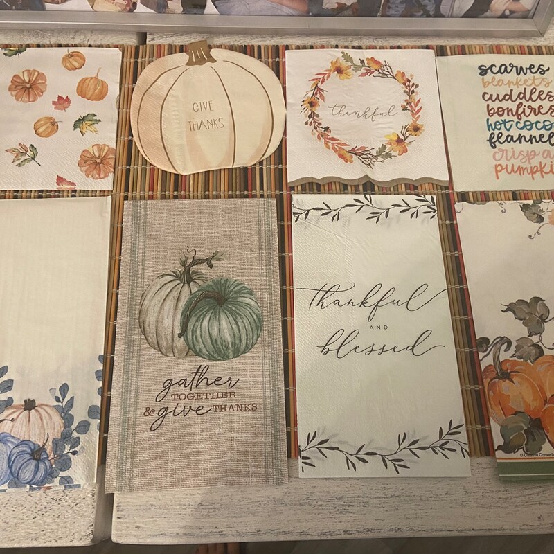 Plaid Cloth Fall Napkins - Etsy