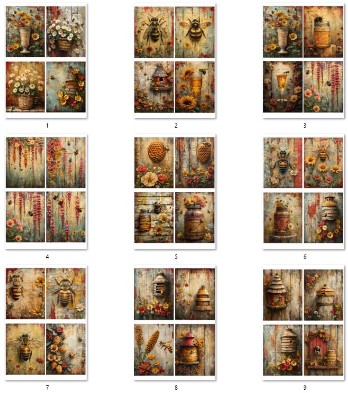 FREE SHIPPING USA 9.5x13in Rice Paper, Shell Paper, Bee Papers, Bee ...