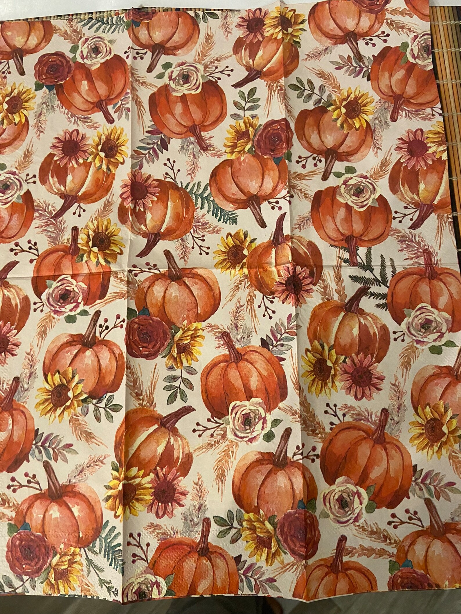 Fall Napkins, Decoupage Napkins, Fall DIY, Fall Pumpkin, Fall Leaves ...