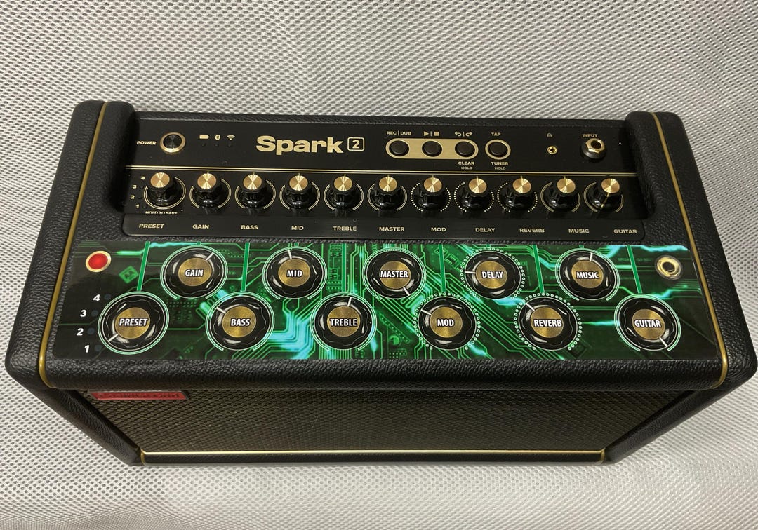 PG SPARK 2 Knob Decal - Circuit Board - Etsy