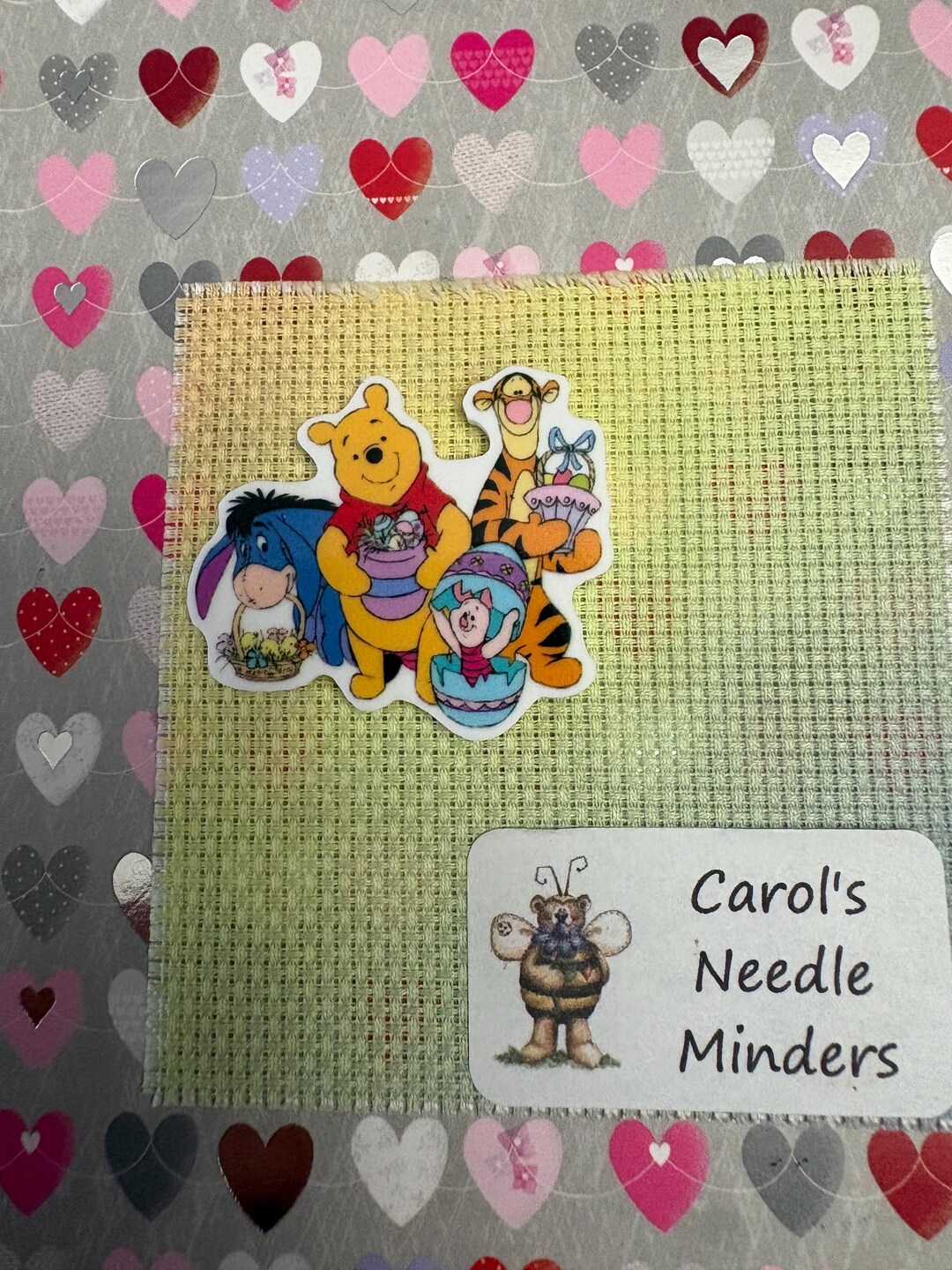 Winnie the Pooh and Friends Needle Minder - Etsy