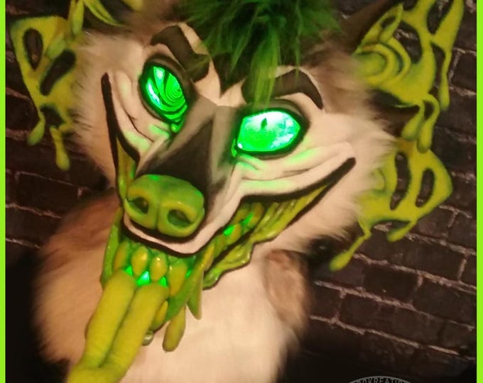 Slime Demon Opossum Fursuit Head and Tail - Etsy