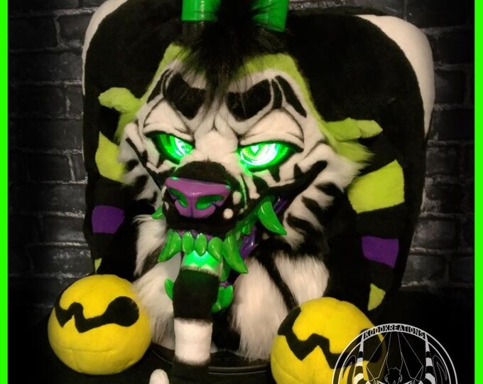Jester Demon Fursuit Partial With Badge - Etsy