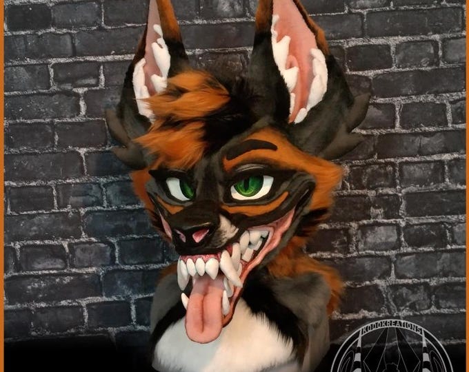 Cross Fox Fursuit Head and Tail - Etsy