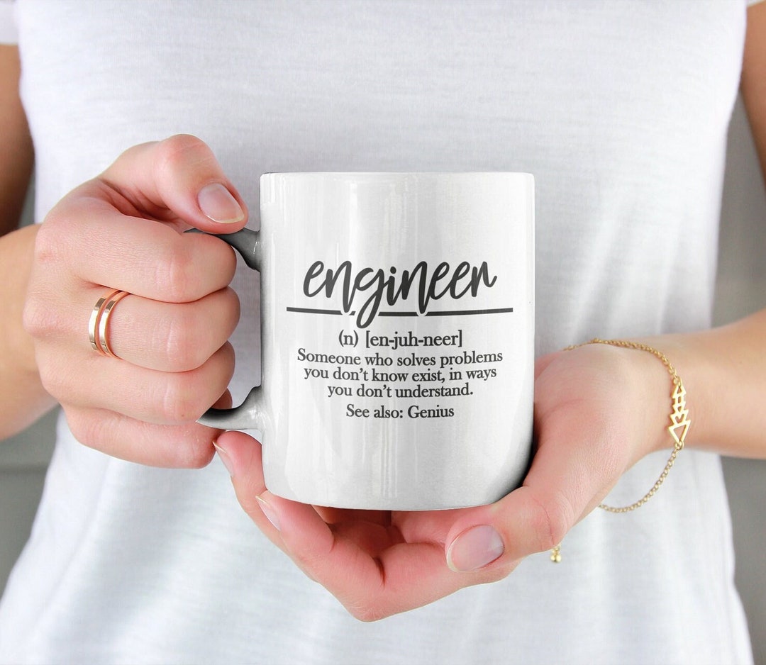 Engineer Dictionary Definition, Engineering Funny/cute Coffee Mug (11 ...