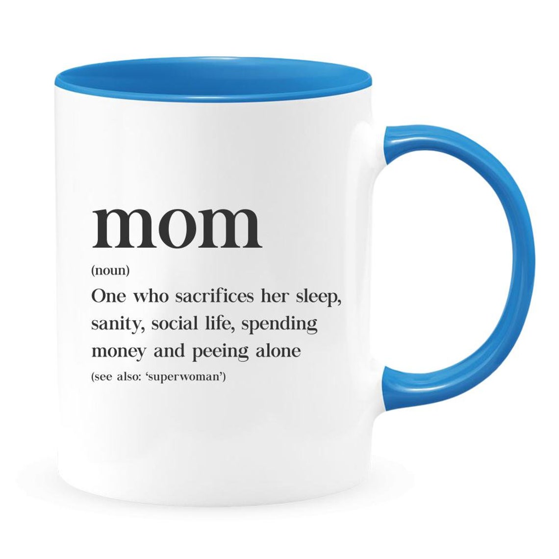 Mom Dictionary Definition Mother Cute/funny Coffee Mug 11 or - Etsy