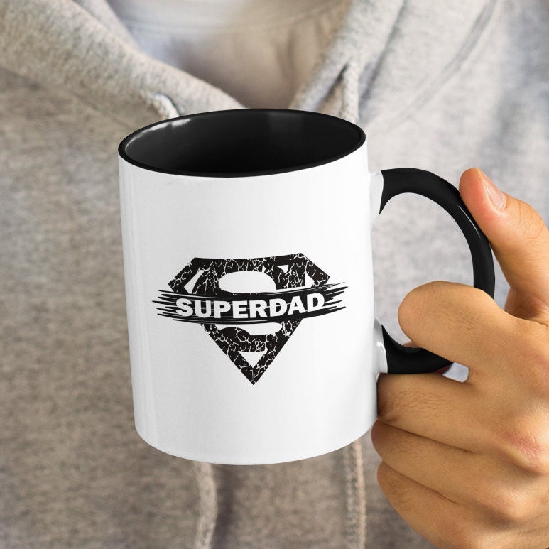 SUPERDAD, Super Dad/father Cute Coffee Mug (11 or 15oz) - Beautiful ...
