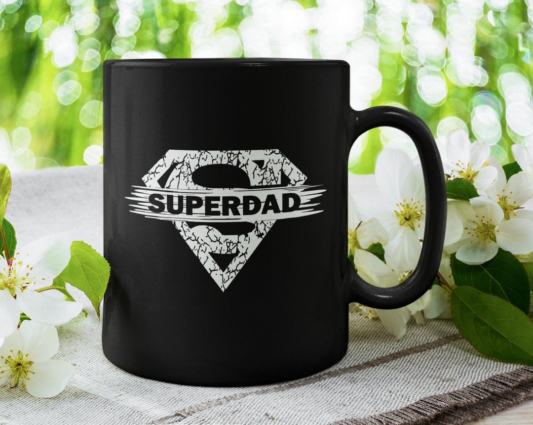SUPERDAD, Super Dad/father Cute Coffee Mug (11 or 15oz) - Beautiful ...