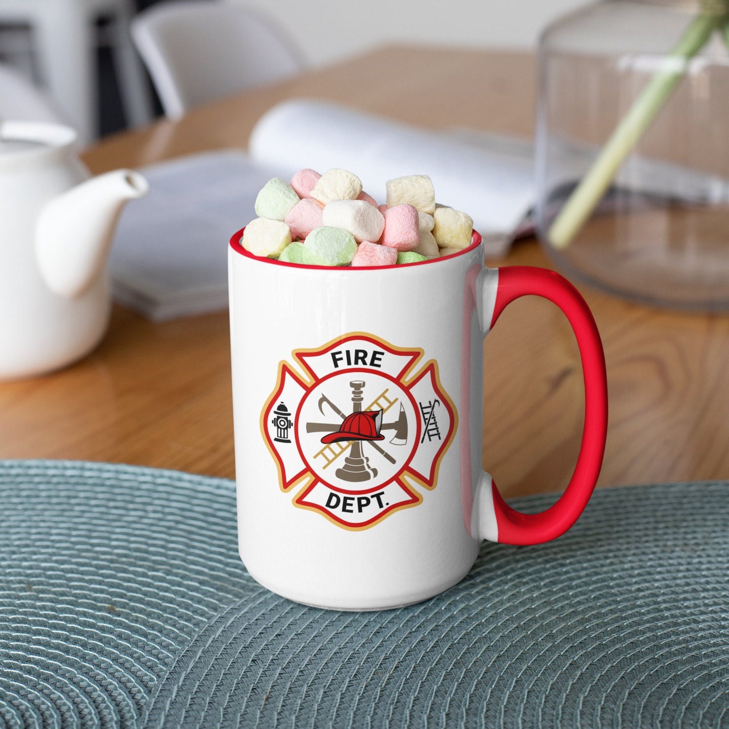Firefighter / Fireman / Firewoman, Fire Dept. Logo, Maltese Cross 911 ...
