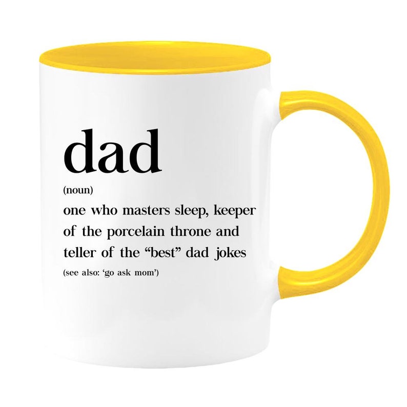 Dad Dictionary Definition, Father Cute / Funny Coffee / Tea Mug (11 or ...