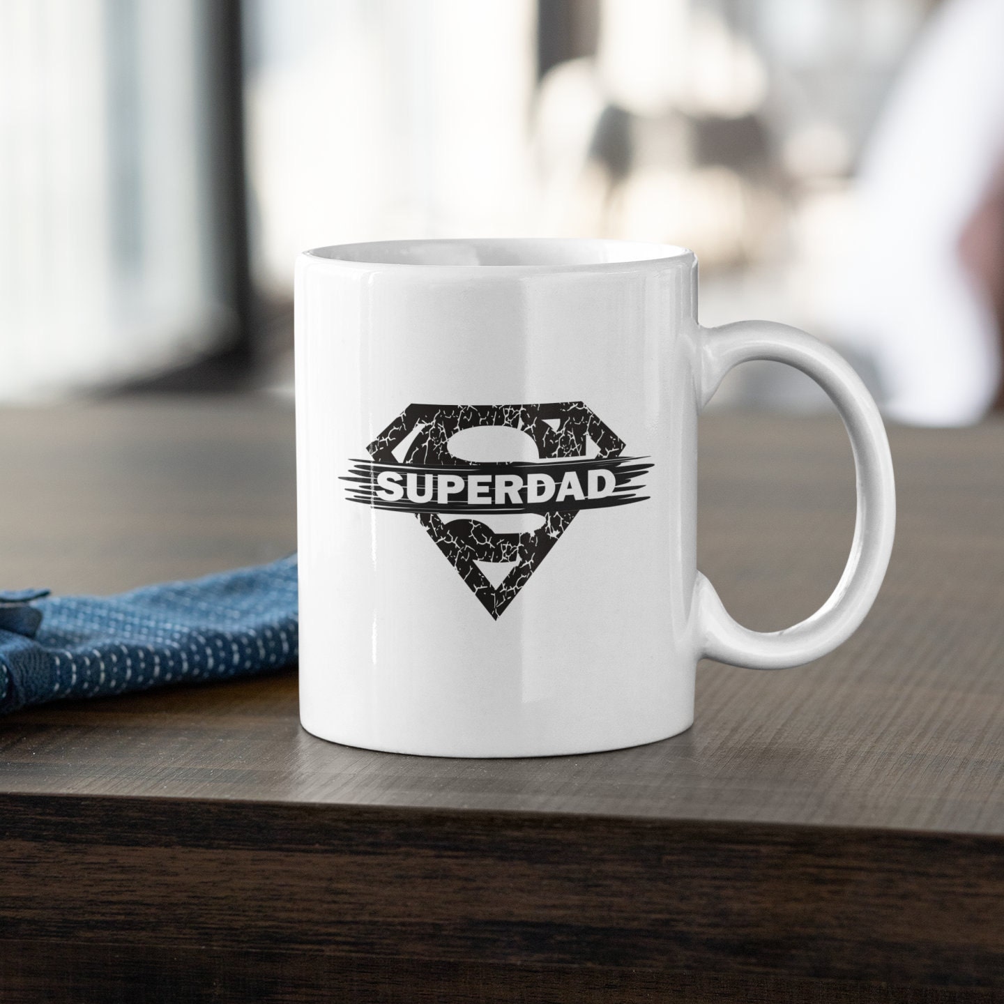 SUPERDAD, Super Dad/father Cute Coffee Mug (11 or 15oz) - Beautiful ...