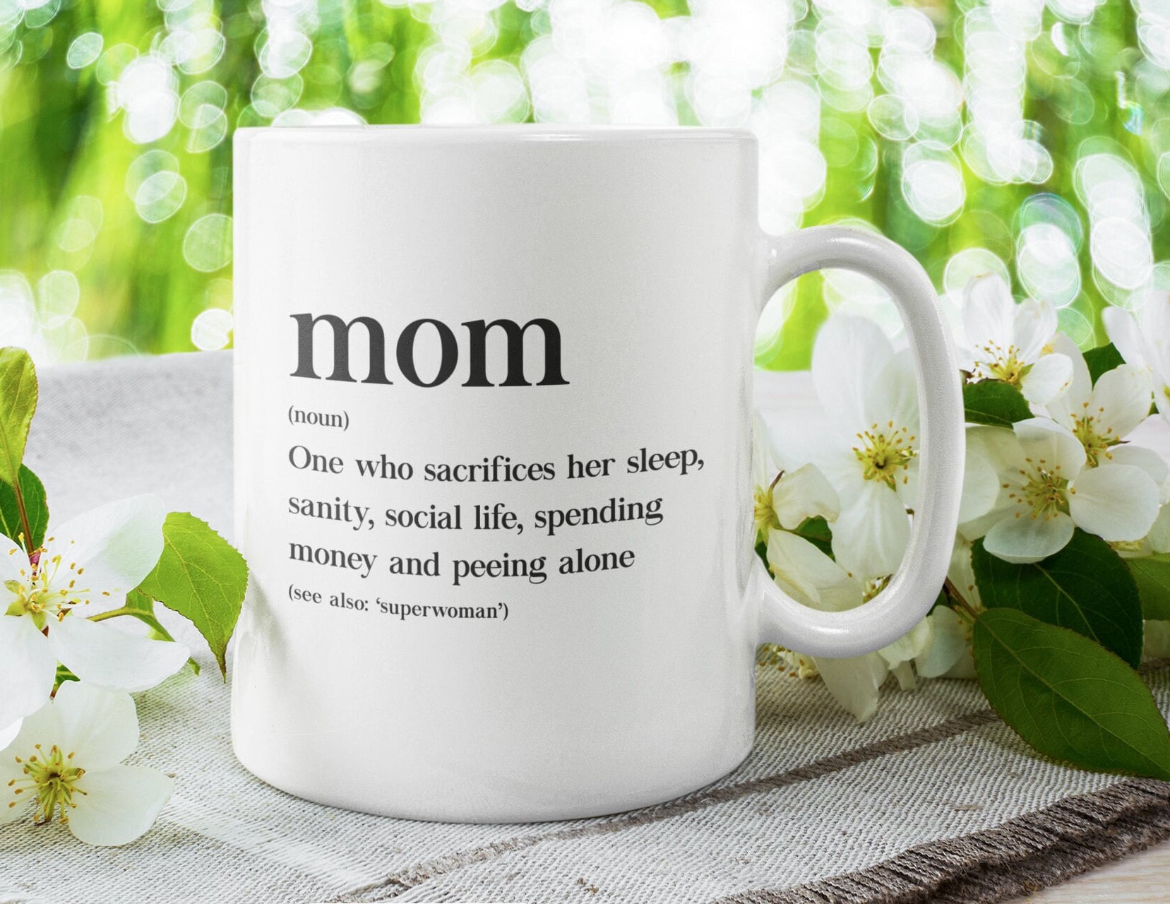 Mom Dictionary Definition, Mother Cute/funny Coffee Mug (11 or 15oz ...