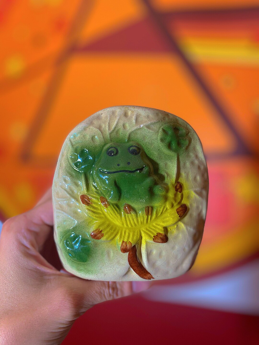 Vintage 1970s Kitschy Frog Napkin Holder - Retro Ceramic Toad Kitchen ...