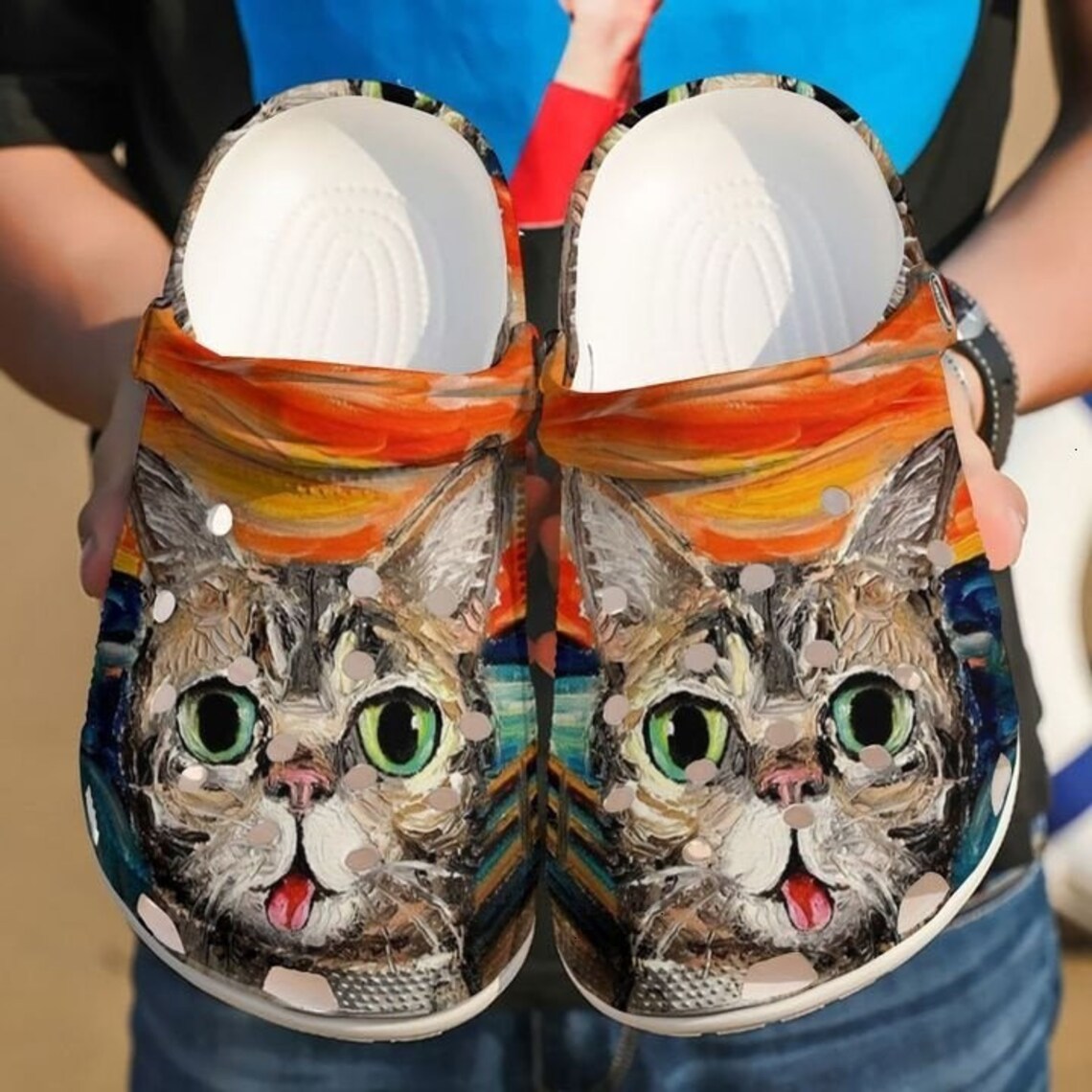 Cat Derp Animal Crocs Clog Shoes Birthday Unisex Gift Idea For | Etsy