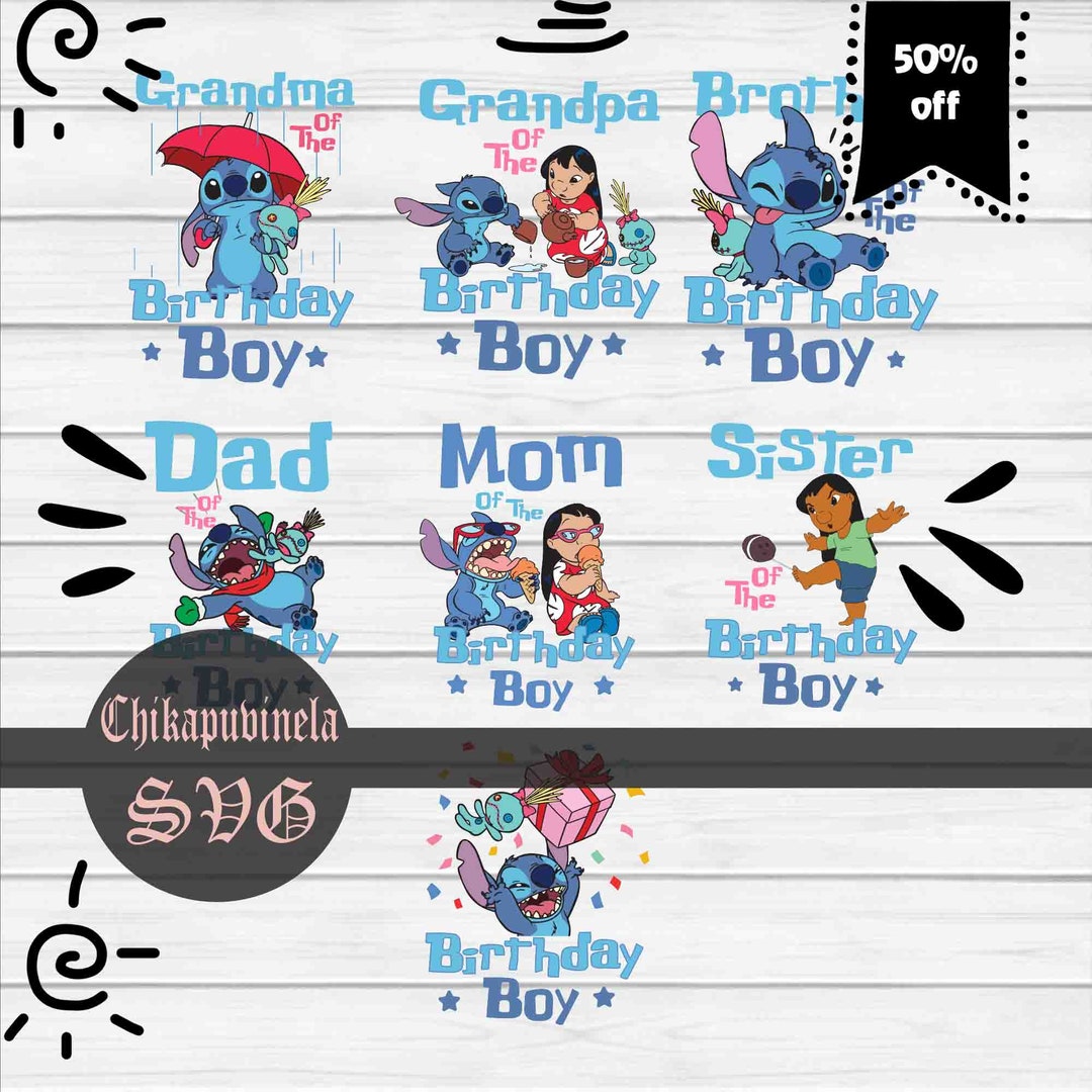 Bundle Family Birthday Boy Svg, Birthday Svg, Cricut File, Clipart, Svg ...
