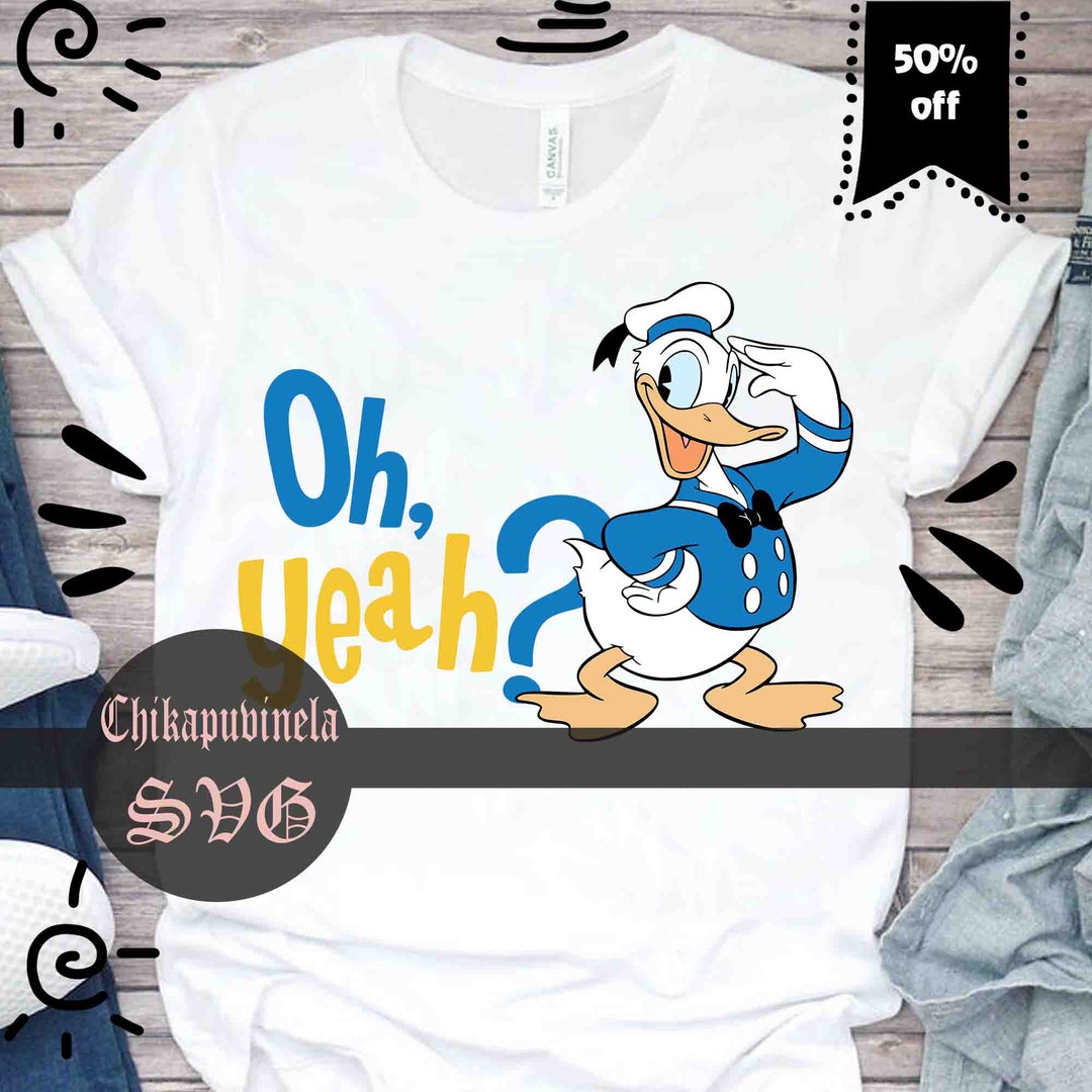 Oh Yeah Svg, Duck Svg, Cartoon Svg, Cricut File, Clipart, Svg, Png, Eps ...