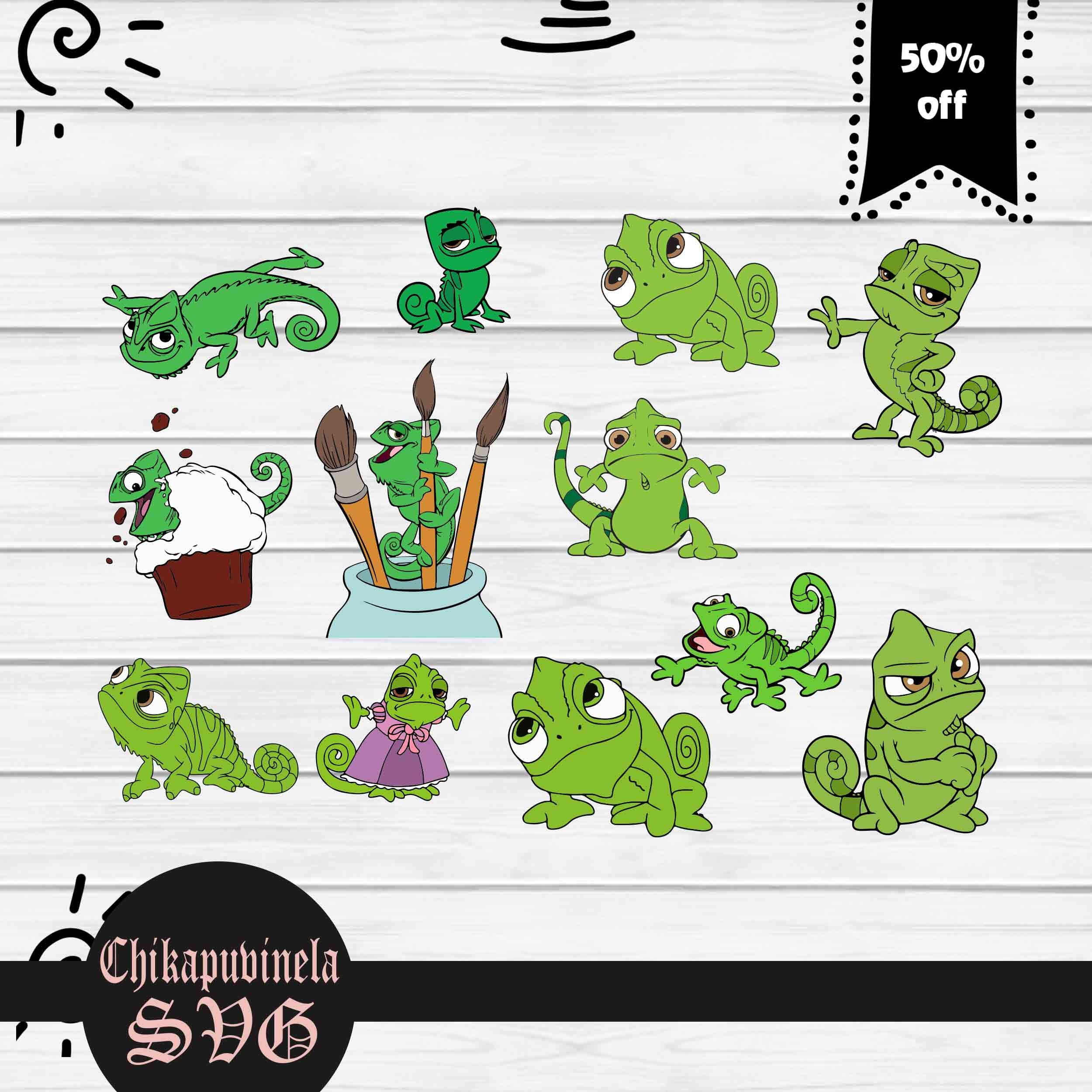 Tangled Pascal Clip Art - Etsy