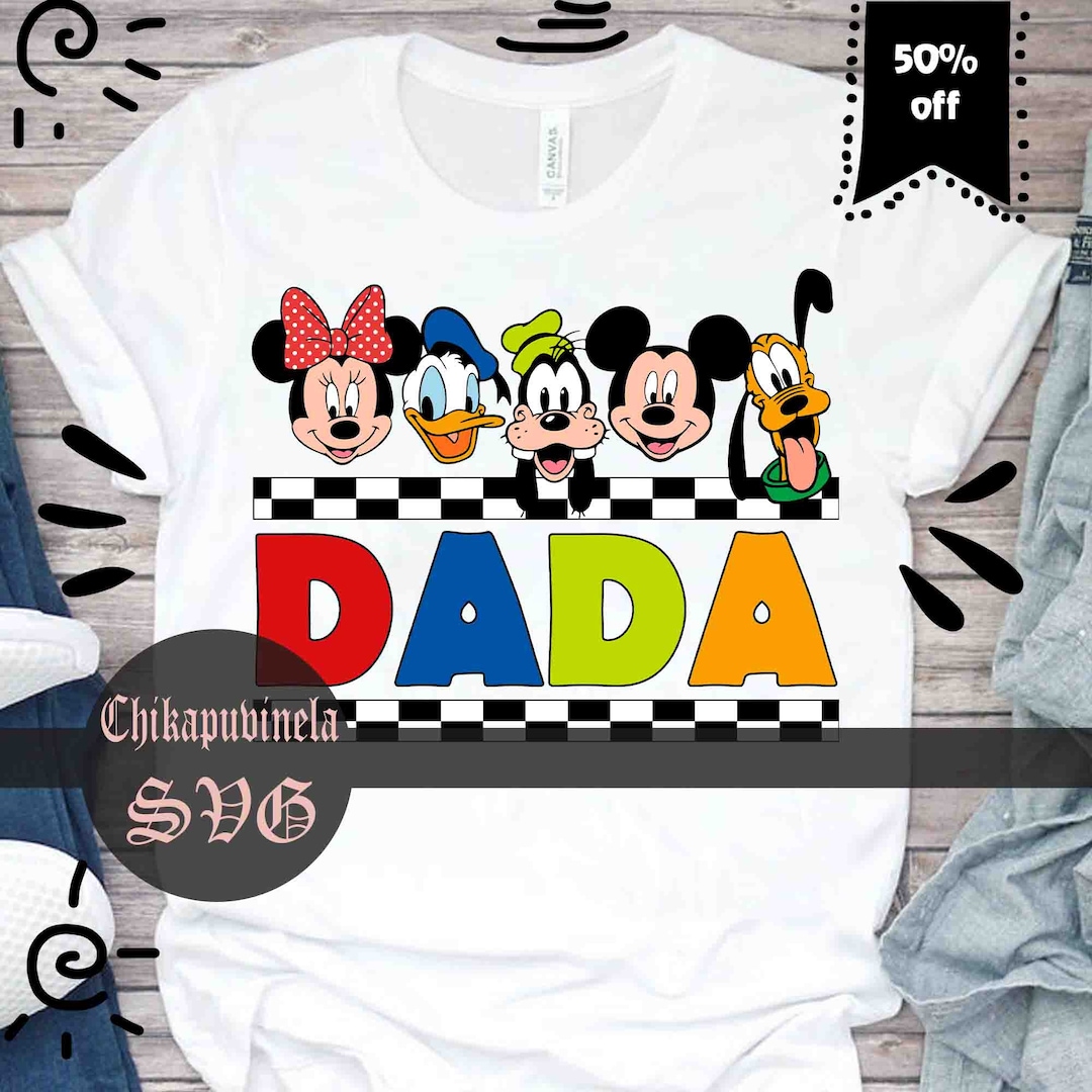 Dada Svg, Mouse and Friends Dada Svg, Mouse Svg, Dad Svg, Cartoon Svg ...