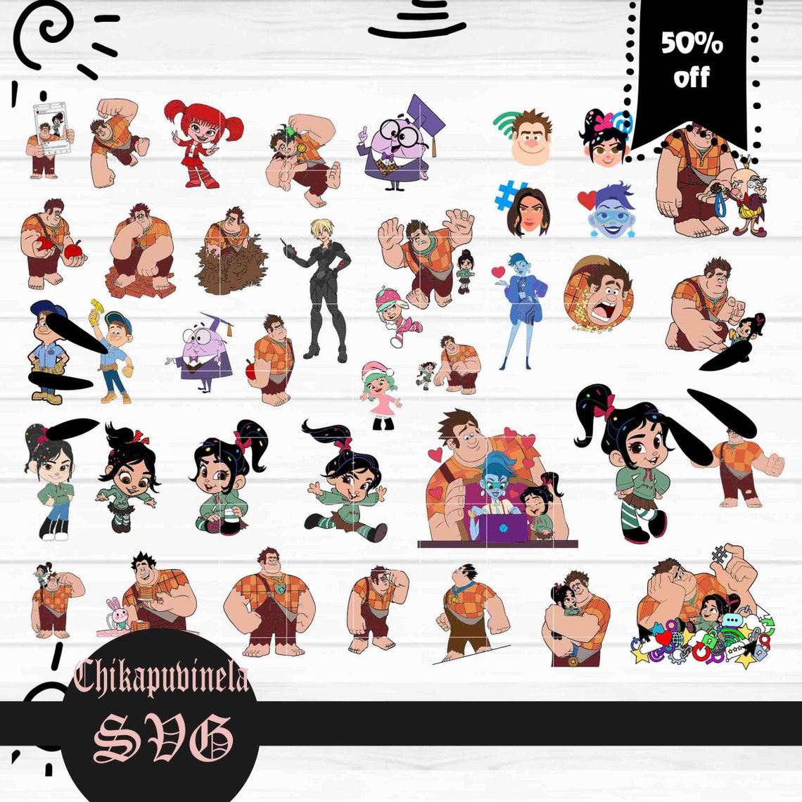 Bundle Cartoon Svg Cricut File Clipart Svg Png Eps Dxf - Etsy