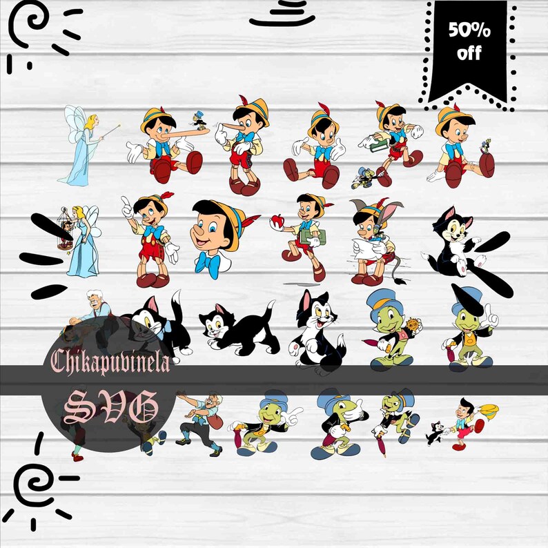 Cartoon Svg Bundle Cricut File Clipart Svg Png Eps Dxf - Etsy
