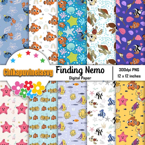 Finding Nemo Fabric - Etsy