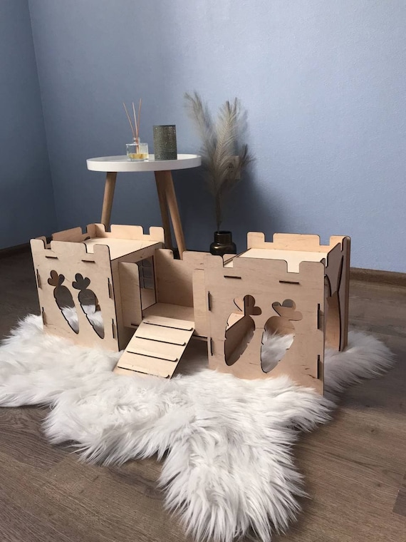 Bunny House Guinea Pig House Rabbit Furniture Bunny - Etsy