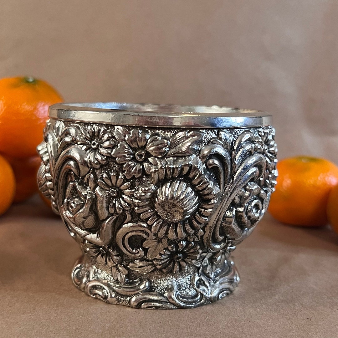 Vintage Harrison Fisher HF-0918 Silver Plated Ornamental Floral Sugar ...
