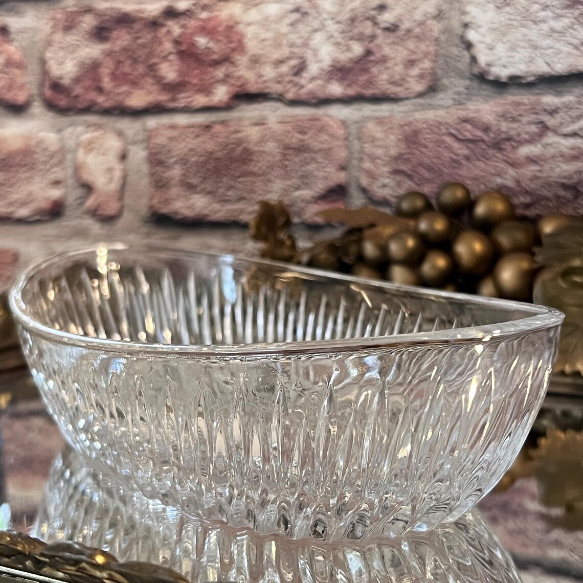 Vintage Princess House Highlights Heavy Relish Serving Platter ...