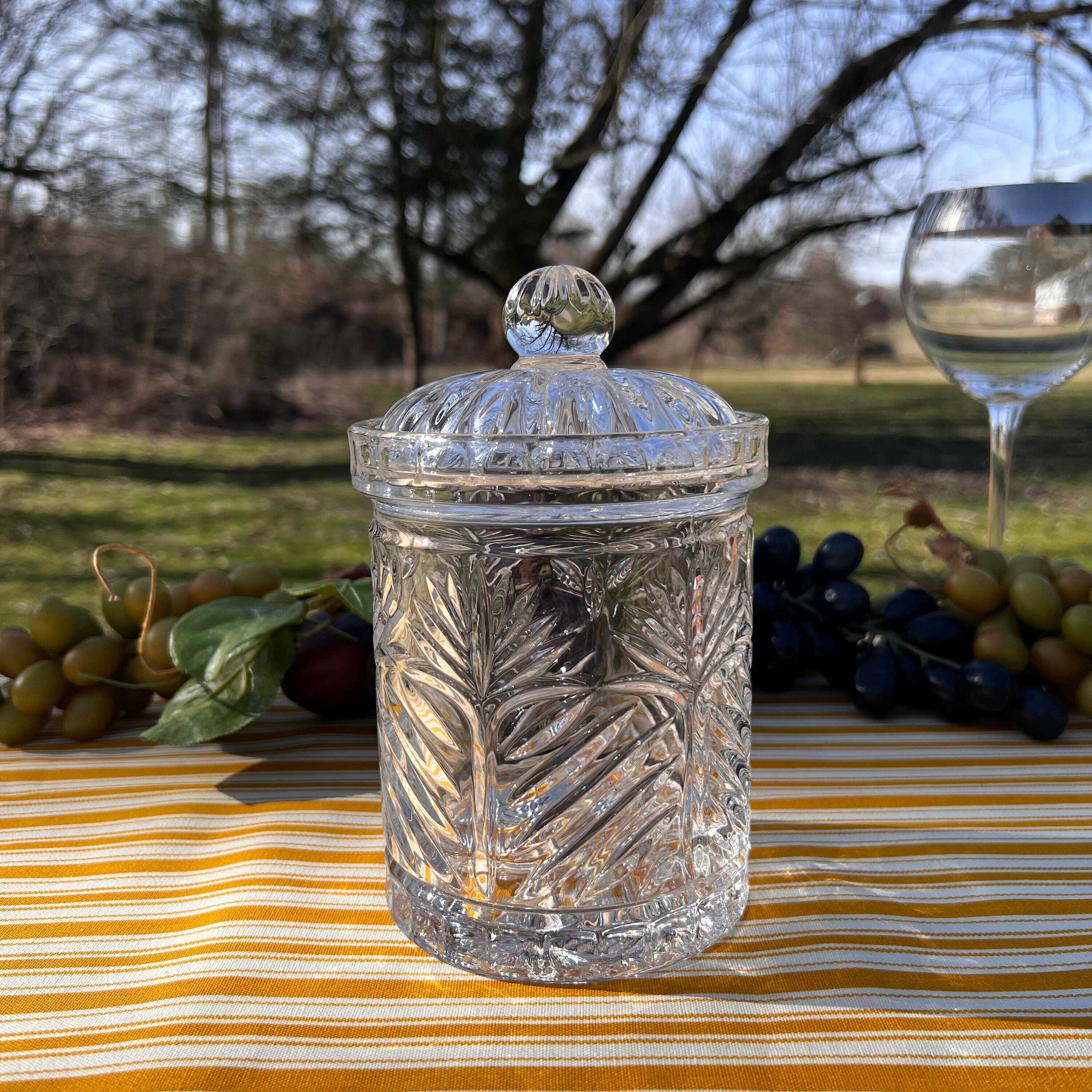 Cut Crystal Jars