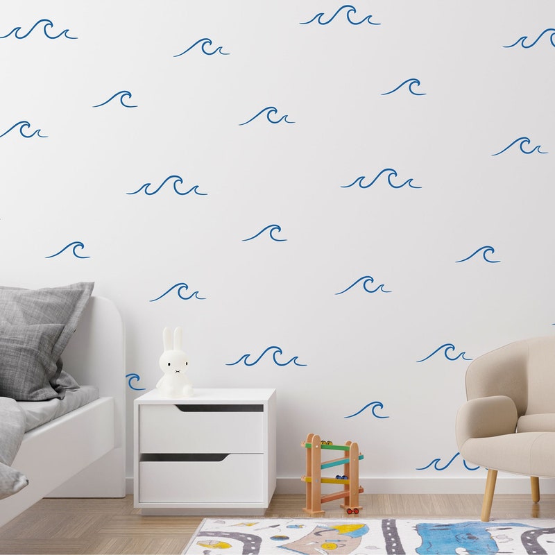 Waves Wall Decal - Etsy