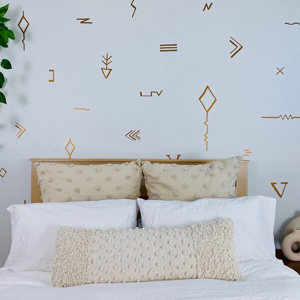 Boho Tribal Wall Decals - Etsy